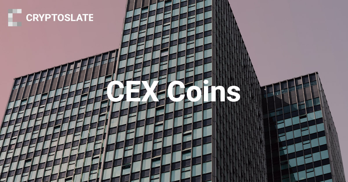 CEX Coins | CryptoSlate