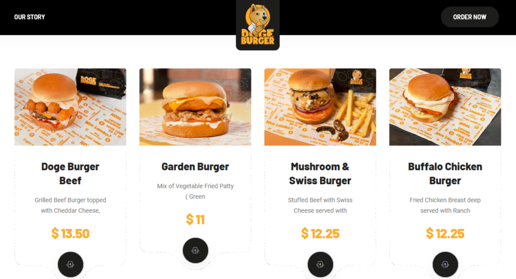Forget the Big Mac, grab a Doge Burger and pay with crypto instead