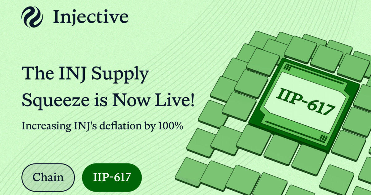 Injective Introduces the INJ Supply Squeeze, Doubling Token Deflation ...