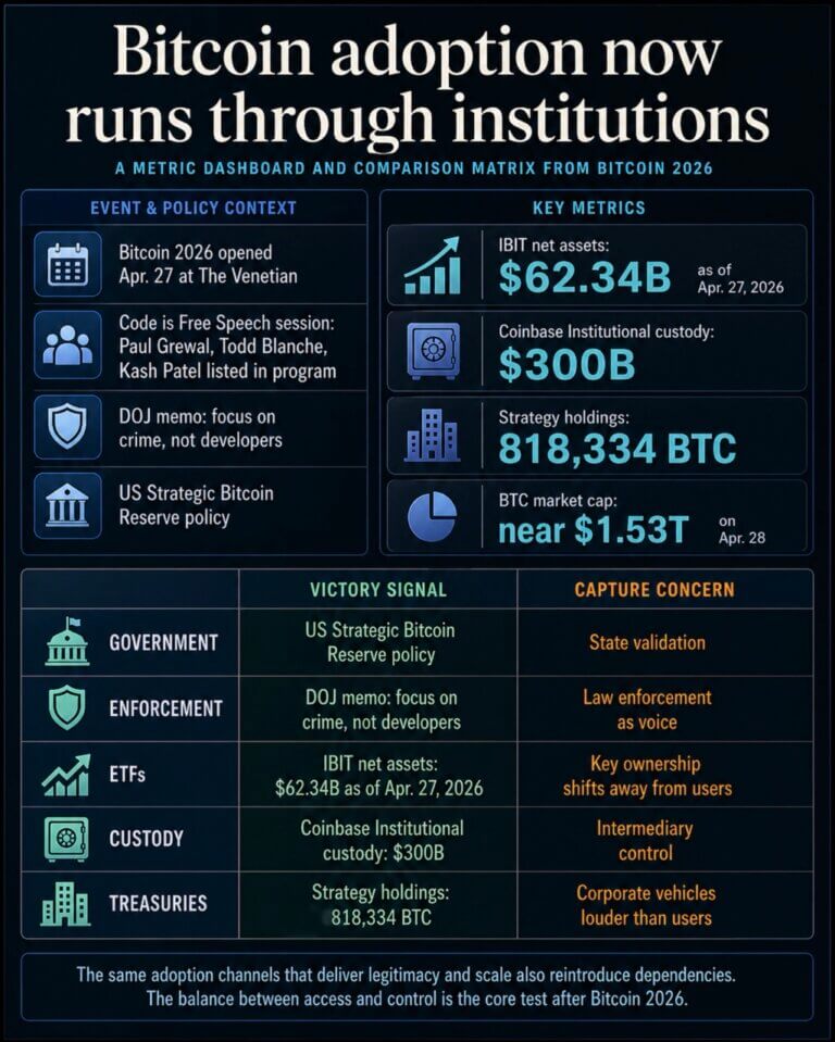 Bitcoin 2026 puts FBI on stage as adoption collides with self-custody ...