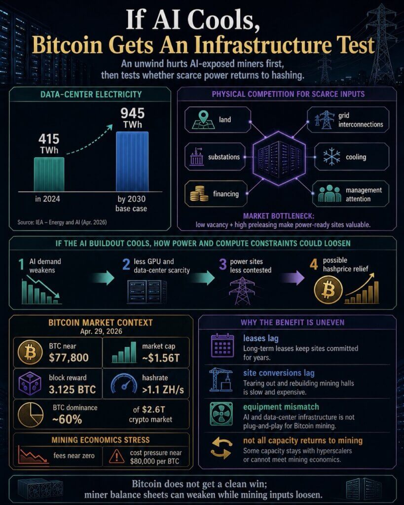 AI stock concentration flashes dot-com warning as Bitcoin miners’ pivot ...