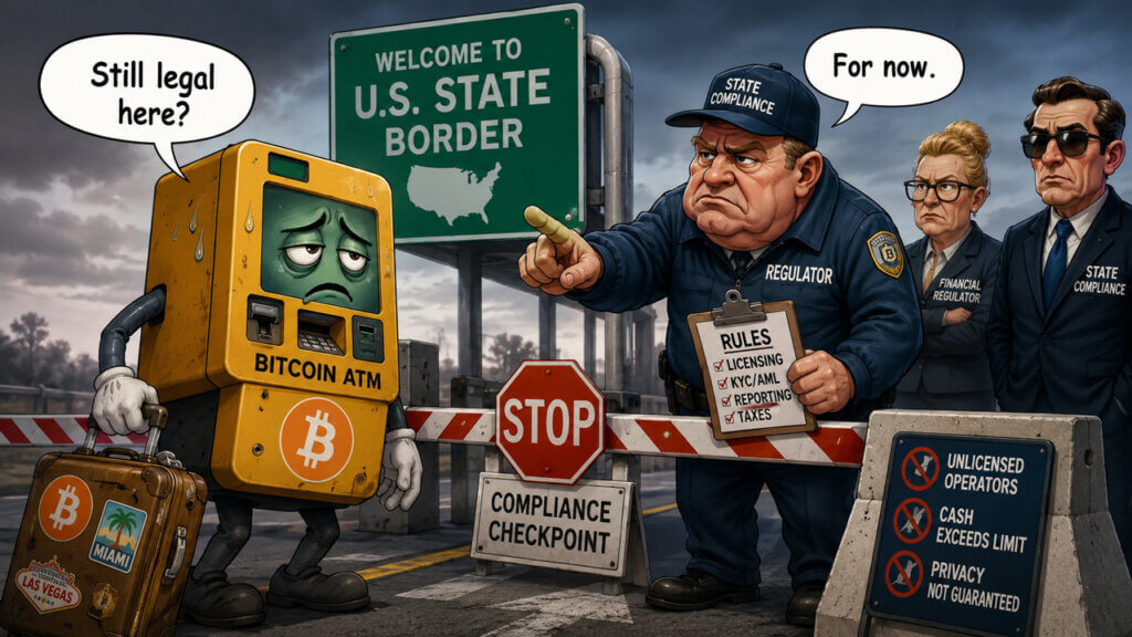 Bitcoin ATM model breaks as Bitcoin Depot collapse exposes US pressure